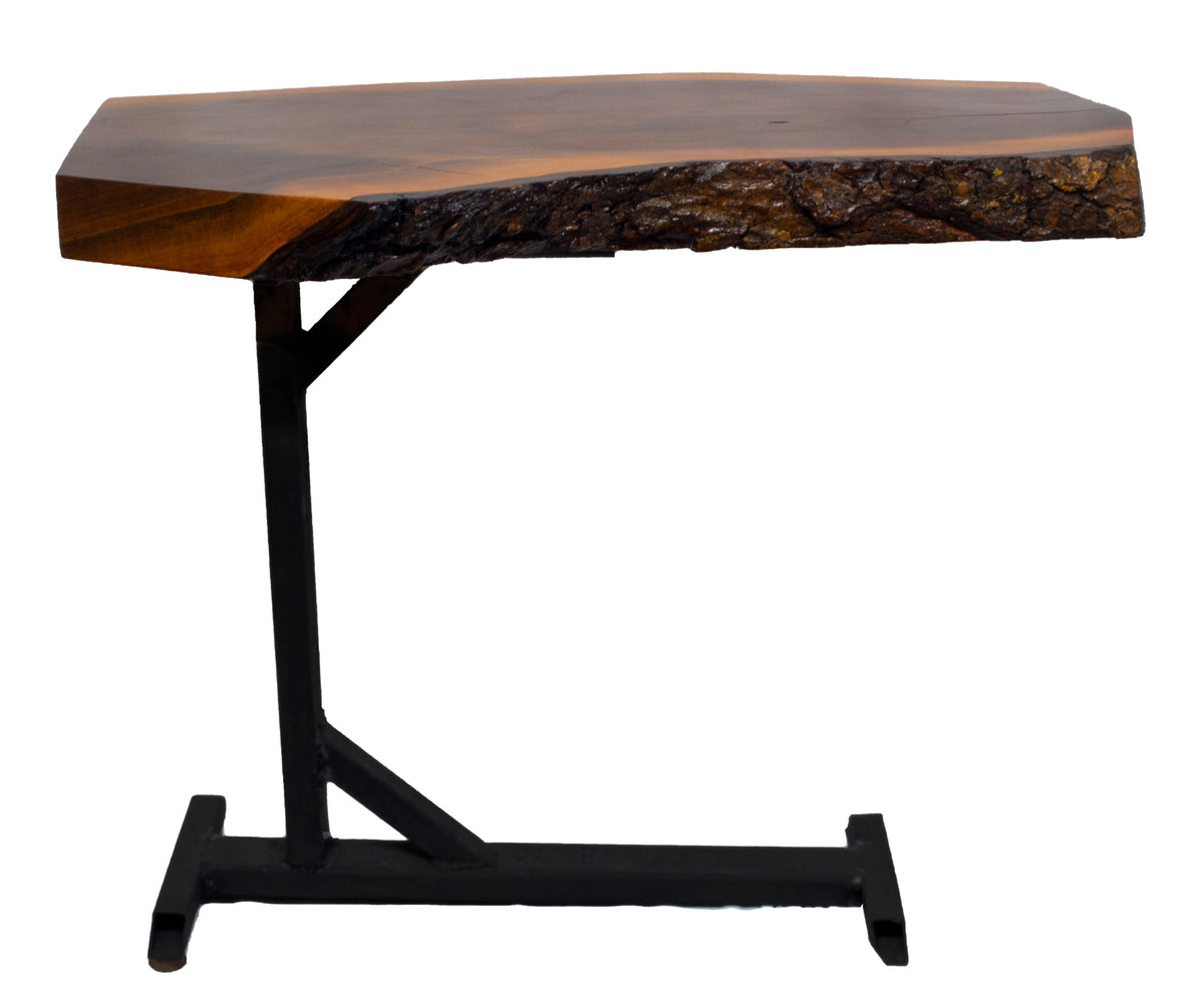 Live Edge One Leg Couch Table - Black Walnut – Great White North ...